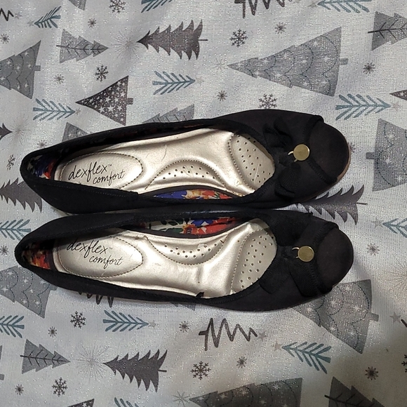 dexflex comfort | Shoes | Dexflex Black Shoes Womens Comfort Open Toe ...